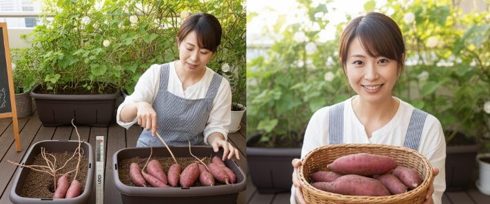さつまいもプランターの深さは30cm必要？袋栽培や容器選びの秘訣 - saien-Labo